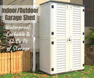 3 Ways to Use an Indoor/Outdoor Vertical Storage Shed...
